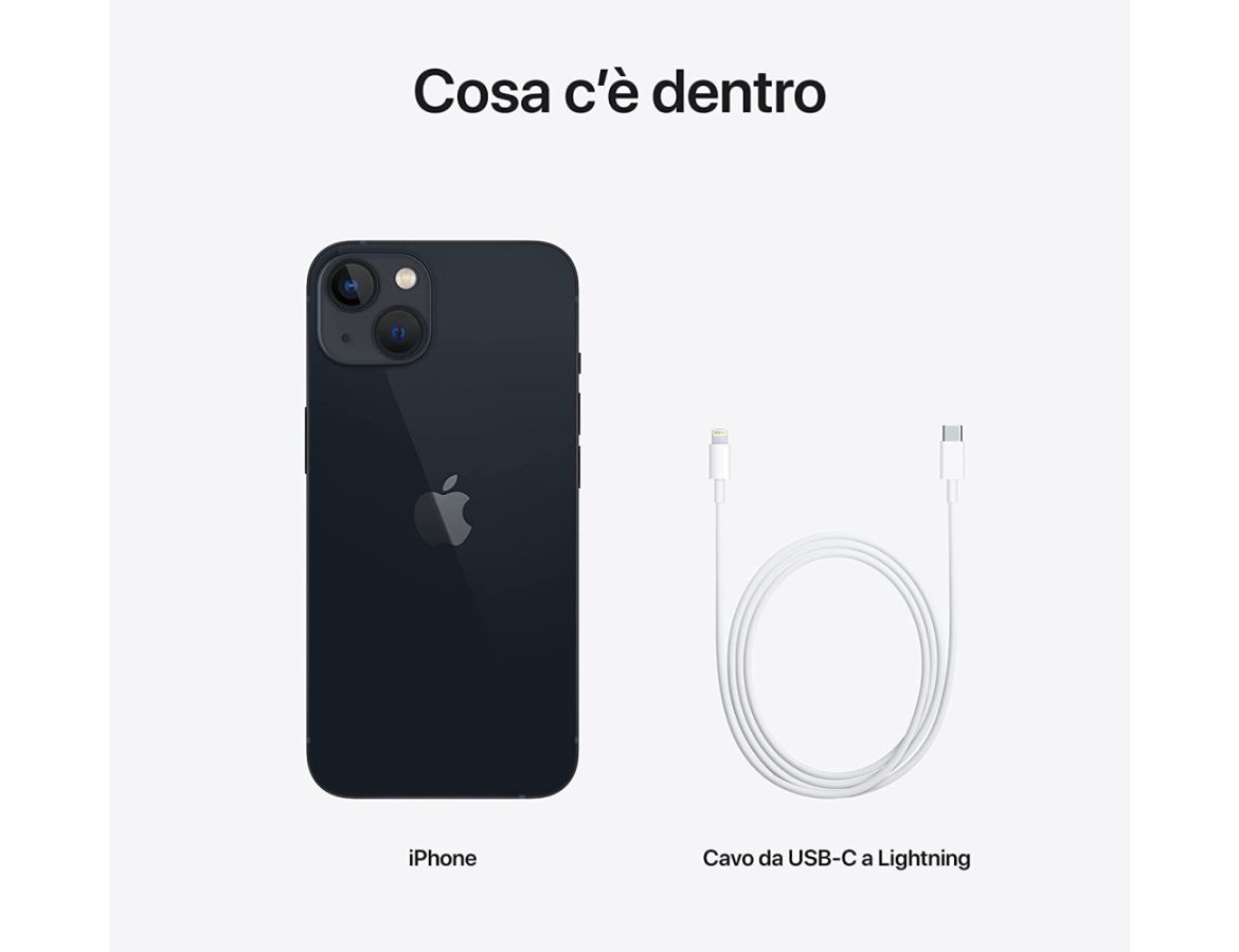 APPLE IPHONE 13 MINI 128GB MIDNIGHT 5.4" ITA - Russo Store